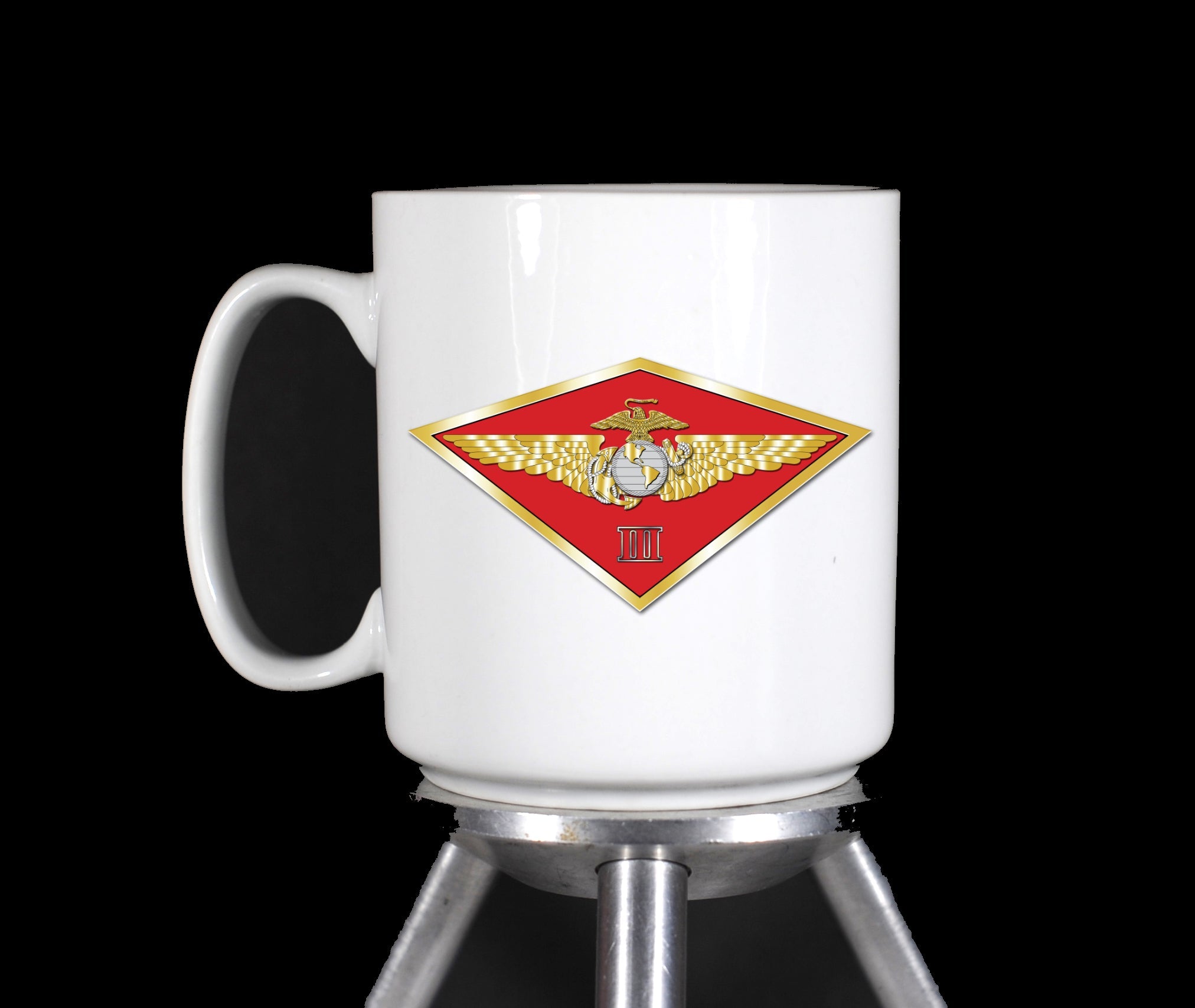 US Marine Corp Custom Printed Coffee Mugs by TheGlassyLass.com