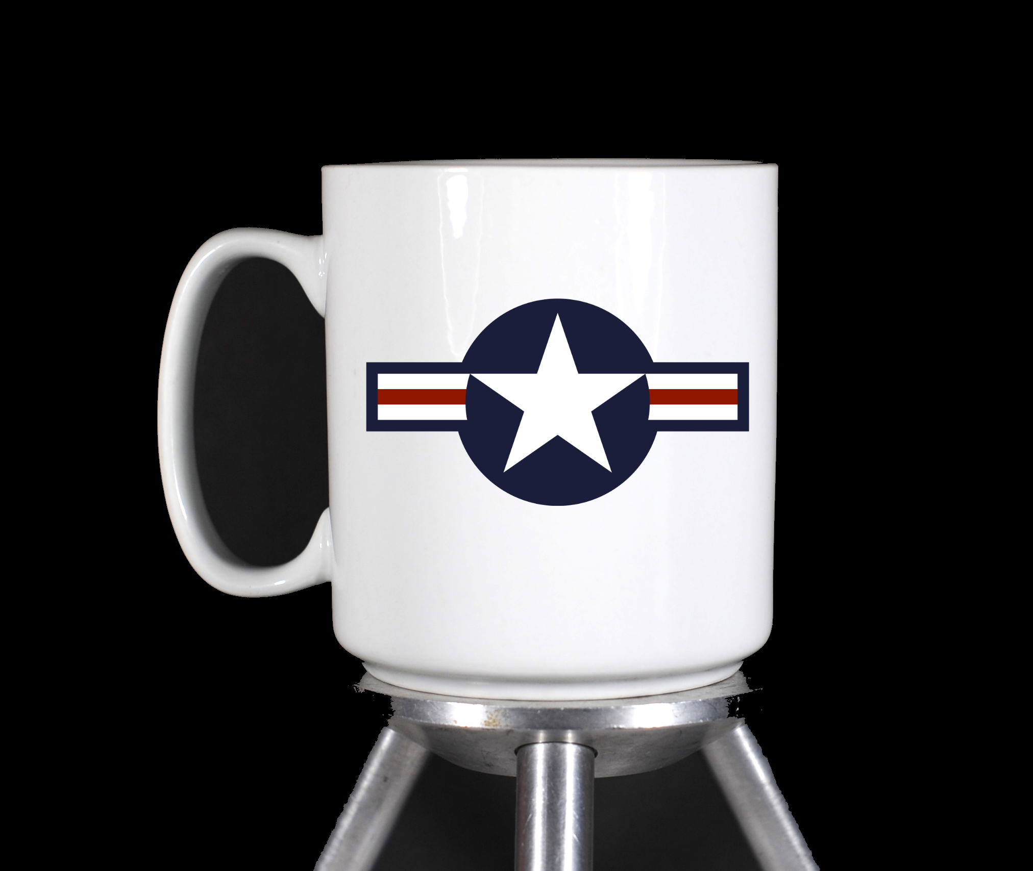 US Air Force Custom Printed Coffee Mugs by TheGlassyLass.com